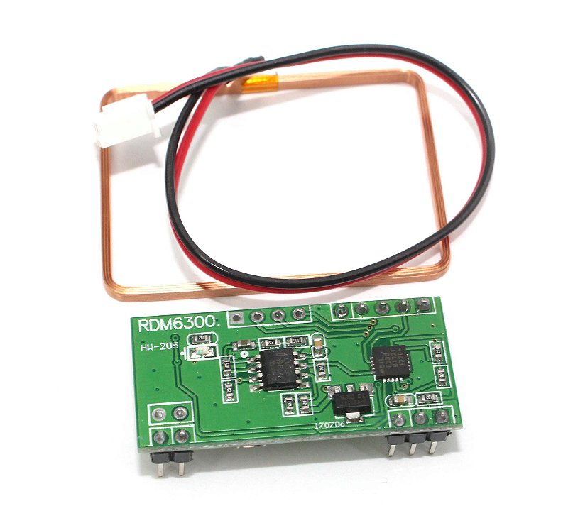 Leitor Rfid Rdm6300 125khz Com Antena Piscaled Arduino