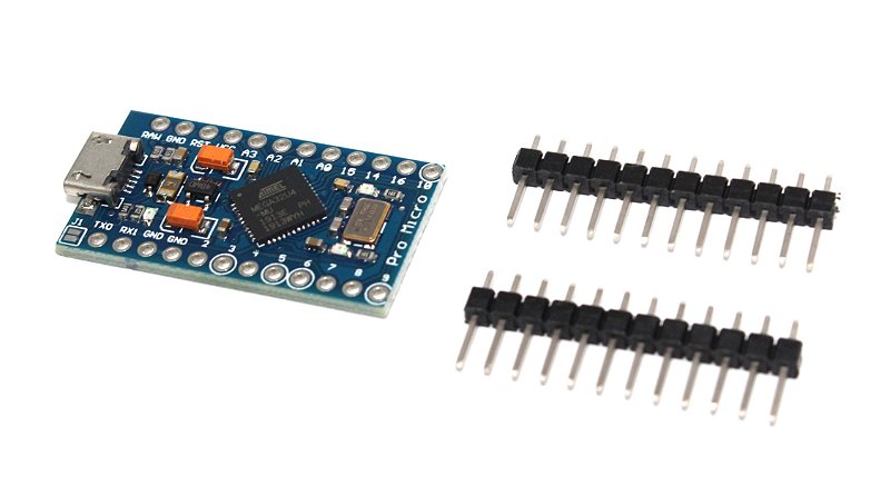 Placa Compatível Arduino Leonardo Pro micro Atmega32u4 16Mhz 5V ...