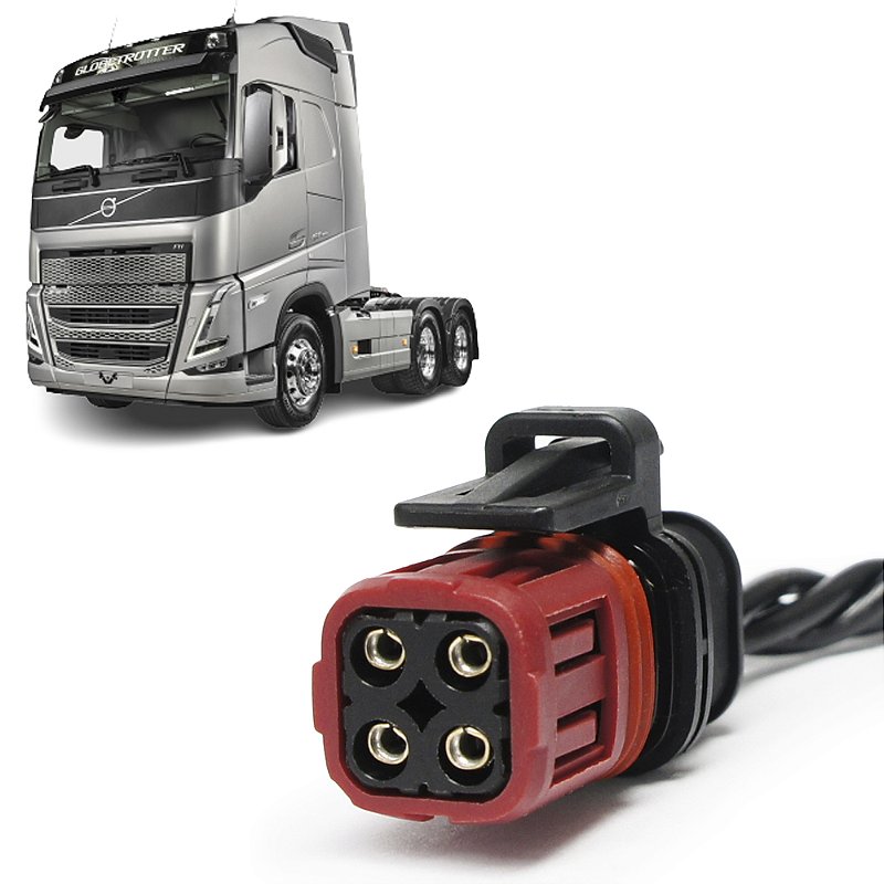 Plug Conector Chicote Bico Injetor Volvo FH 460 D13 Euro 5 - 1 X ... Plug Conector Chicote Bico Injetor Volvo FH 460 D13 Euro 5 - 1 X ...