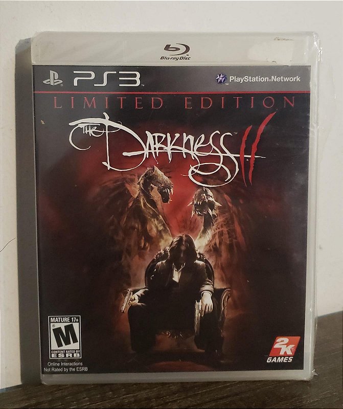 JOGO THE DARKNESS 2 LIMITED EDITION PS3 LACRADO - BLACK BALL GAMES RETRÔ