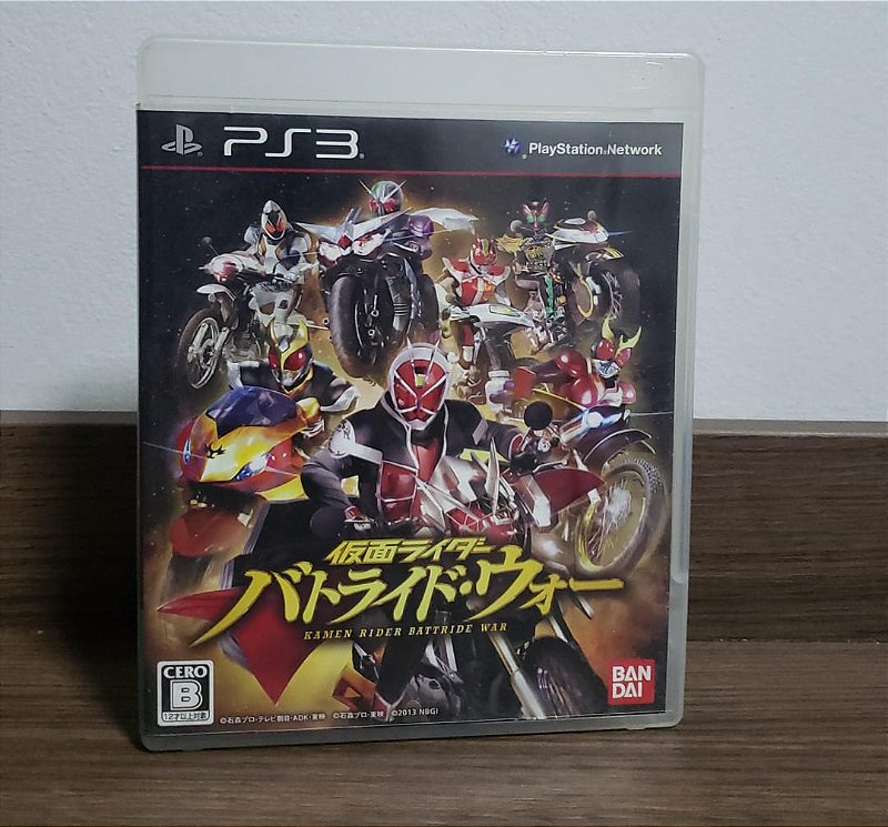 JOGO KAMEN RIDER BATTRIDE WAR JP PS3 - BLACK BALL GAMES RETRÔ
