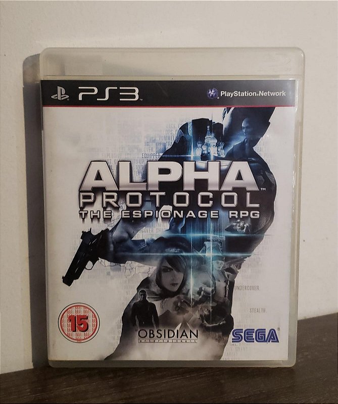 JOGO ALPHA PROTOCOL THE ESPIONAGE RPG PS3 - BLACK BALL GAMES RETRÔ JOGO ALPHA PROTOCOL THE ESPIONAGE RPG PS3 - BLACK BALL GAMES RETRÔ