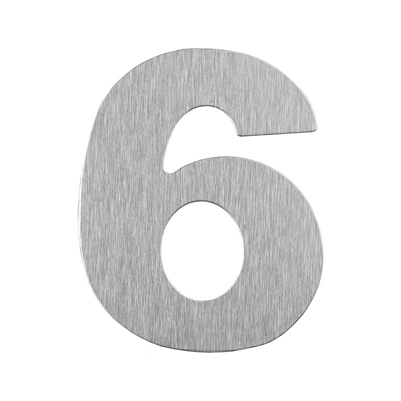 Número Alumínio Luxo Nº 6 - SPLENDORE - Mercadão Lojista ...