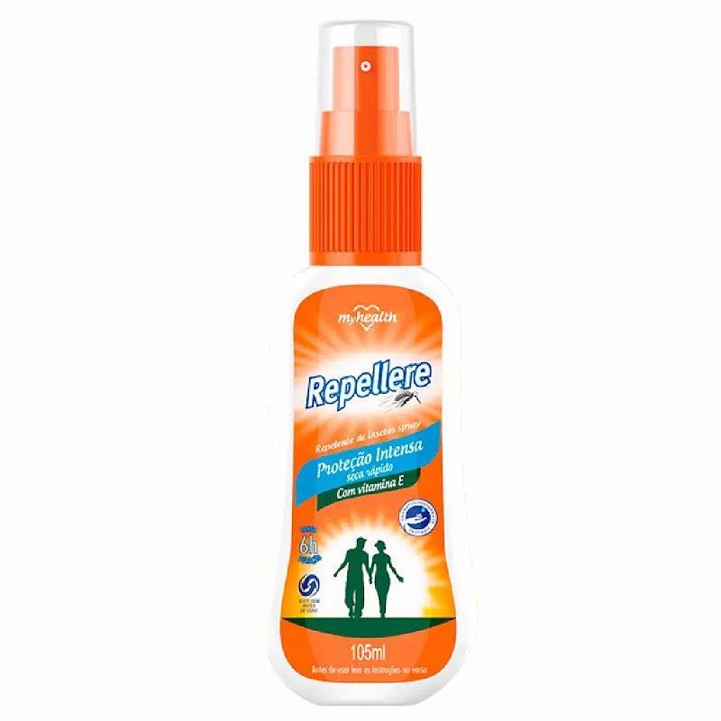 Repelente de Insetos Repellere Spray 105ml - MY HEALTH - Mercadão ...