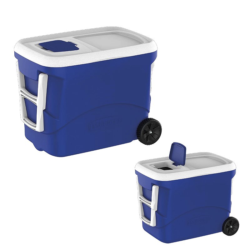 Caixa Térmica Tropical Plus C/ Rodas 50L Azul - SOPRANO - Mercadão ...