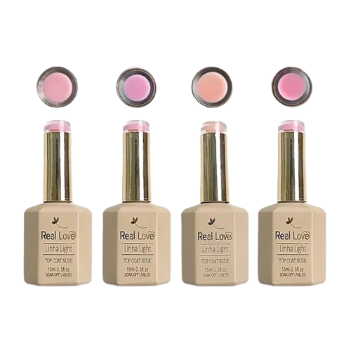 TOP COAT NUDE - LINHA LIGHT/ REAL LOVE - TOPMAKE