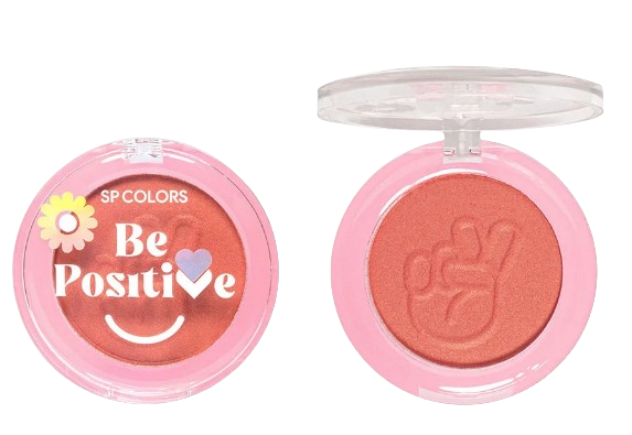 BLUSH COMPACTO BE POSITIVE - COR 02 / SP COLORS - TOPMAKE