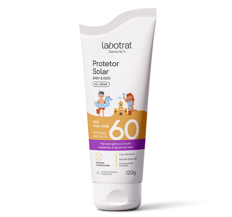 PROTETOR SOLAR BABY & KIDS FPS60 - 120G/ LABOTRAT - TOPMAKE