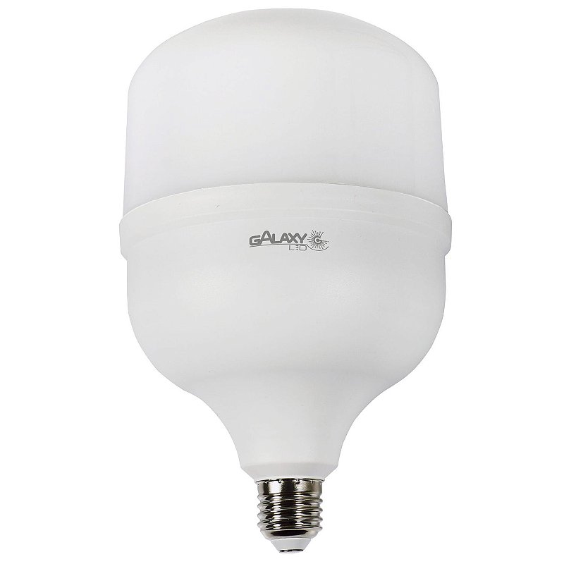 Lâmpada LED Grande 40W Branco Frio 6500K Super Bulbo T E27 Bivolt Alta ...
