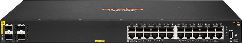 HPE R8N87A 6000-24G Switch 24 Portas Gerenciavel Aruba PoE classe 4 ...