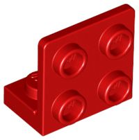 Suporte 1x2 - 2x2 Invertido Vermelho - TECLINC