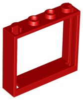 Janela 1x4x3 - sem guias Vermelha - TECLINC
