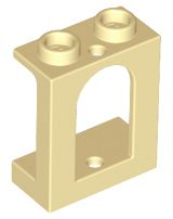 Janela de Castelo 1x2x2 Bege - TECLINC