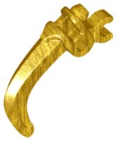 Garra Lego Hero Factory com Clipe Dourada Perolada - TECLINC