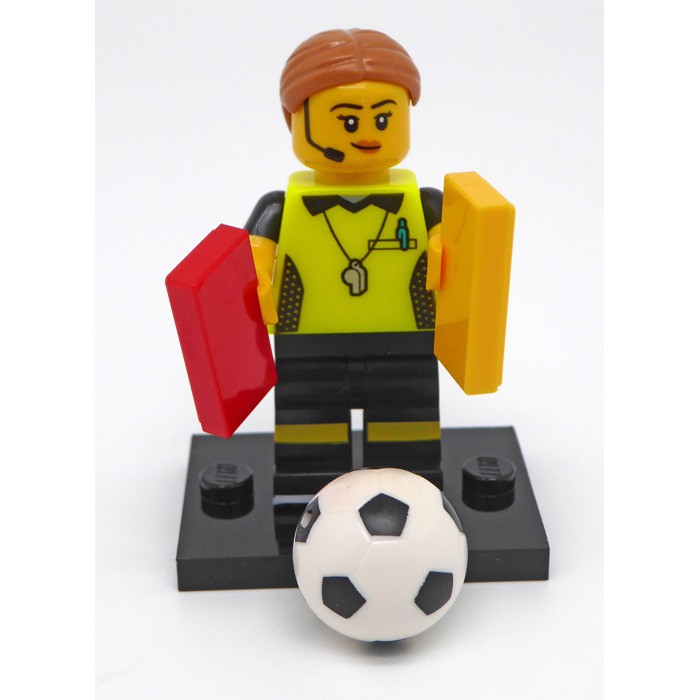 Minifigura Série 24 - Juíza de Futebol - TECLINC