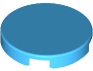 Placa Lisa Redonda 2x2 Dark Azure - TECLINC