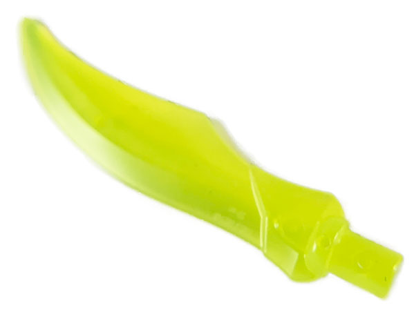 Espada com Lâmina Curva e Barra Trans-Neo Green - TECLINC