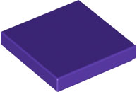 Placa Lisa 2x2 Dark Purple - TECLINC