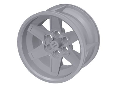 Roda Lego 56 D. x 34mm, 6 furos para pneus 68.8 x 36 ZR Cinza Claro ...