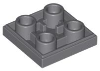 Placa Lisa Modificada Cinza Escura - TECLINC