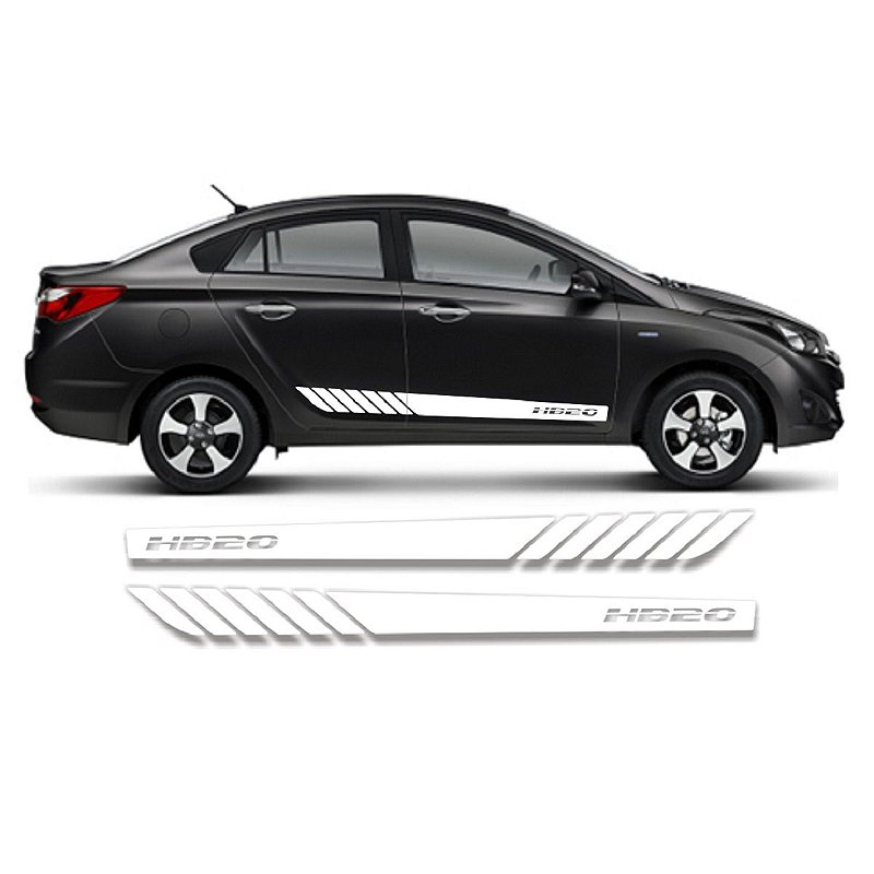 Adesivo Lateral Para Hb20 Faixa Hb5 Colante Tuning Até 2019 - X11Auto ...