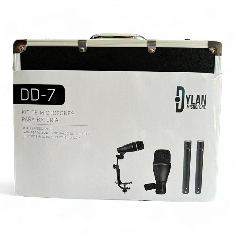 MICROFONE PARA BATERIA DYLAN DD7 7 PEÇAS - OPSOM | Áudio Profissional ...