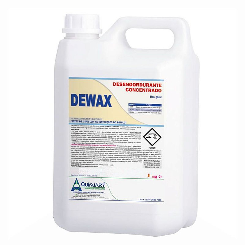 Dewax Super Concentrado 5lt - Alecrim Essenciaria
