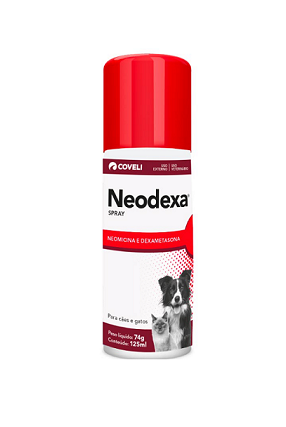 Neodexa Spray 74g/125ml Cães e Gatos - sosracoes