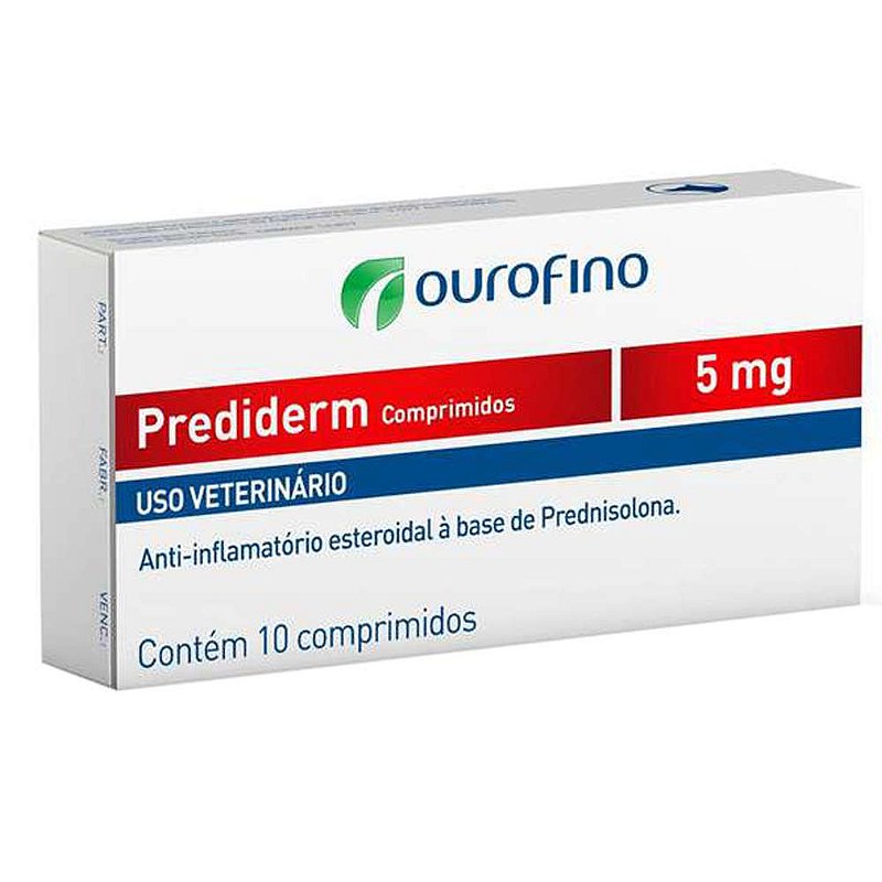 Prediderm 5mg 10 comprimidos - sosracoes