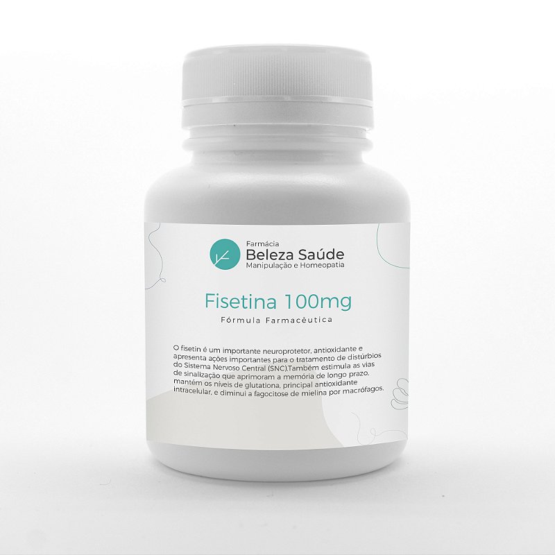 Fisetina 100mg - Beleza Saúde Farmácia de Manipulação e Homeopatia