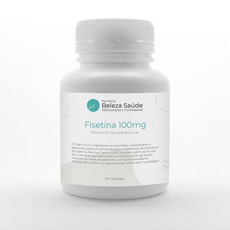 Fisetina 100mg - Beleza Saúde Farmácia de Manipulação e Homeopatia