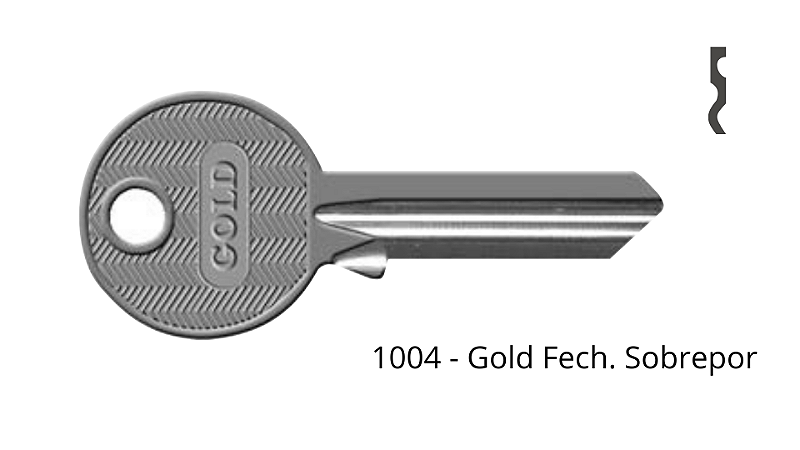 Chave Yale 1004 Gold ( Unidade ) - Distribuidora Lider