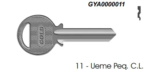 Chave Yale 11 Ueme ( Unidade ) - Distribuidora Lider