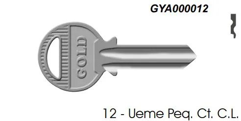 Chave Yale 12 Ueme ( Unidade ) - Distribuidora Lider