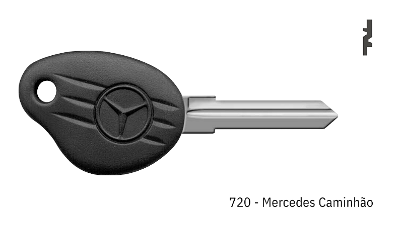 Chave Auto 720 Mercedes ( Unidade ) - Distribuidora de Chaves para ...