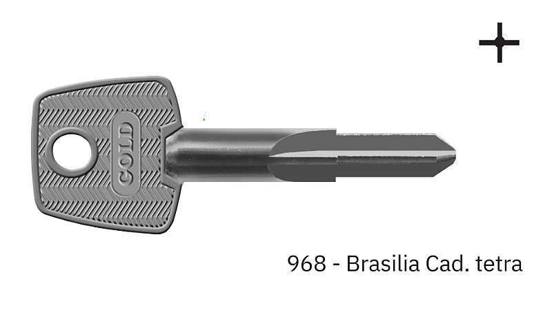 Chave Tetra 968 Brasilia ( Unidade ) - Distribuidora Lider