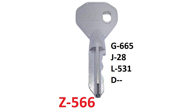 Chave Tetra Z-566 Stam ( Gold 665 ) Unitario - Distribuidora Lider