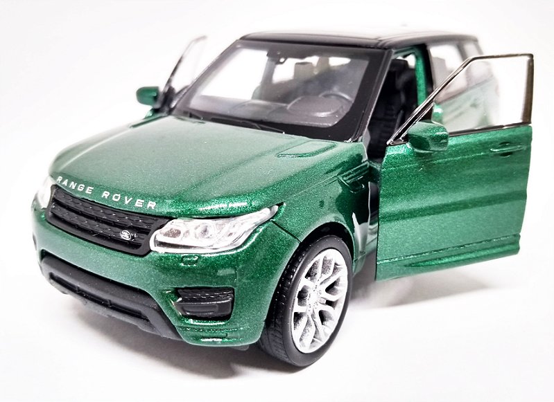 Nova Range Rover Sport Verde - Escala 1/38 -12 CM - Fred Old Car ...