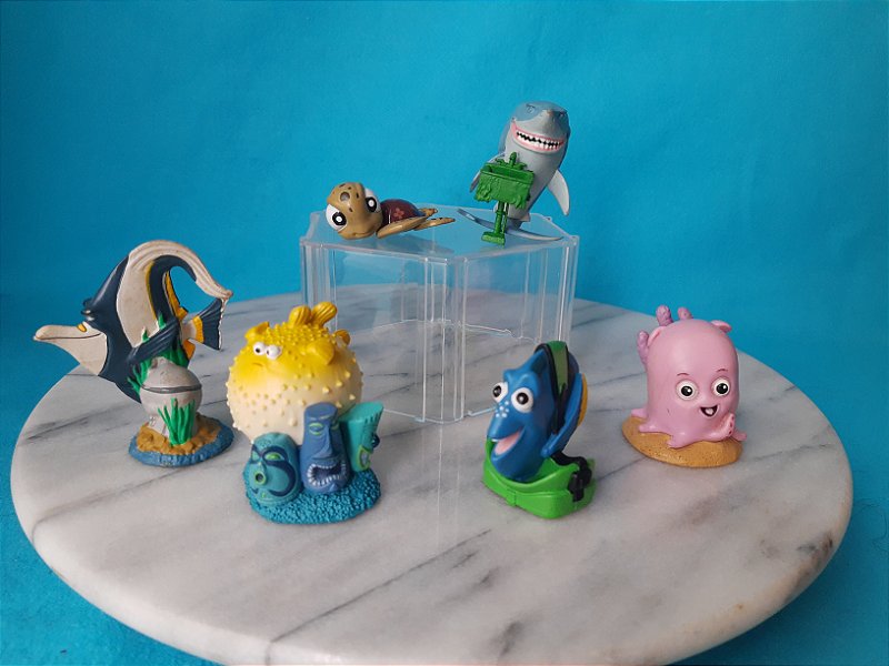 Miniaturas Disney 6 personagens do Procurando Nemo usados - Taffy Shop ...