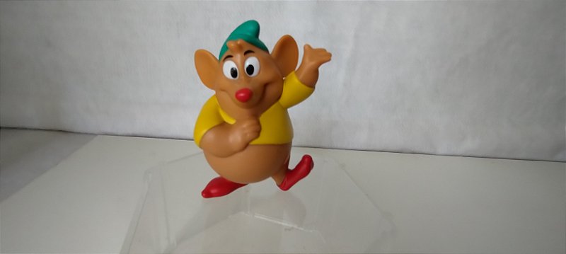 Boneco rato Gus da Cinderela ,coleção McDonald's 50 anos Disney Parks ...