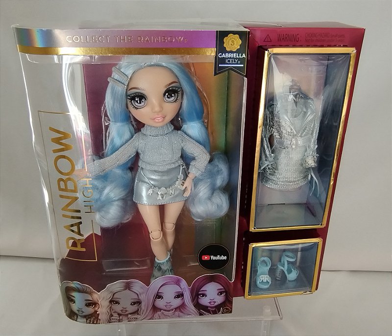 Boneca Rainbow High serie 3 Gabrielle Icely sem uso na caixa com ...
