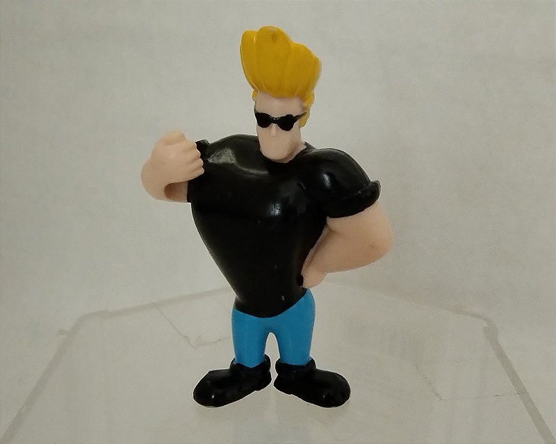 Miniatura Johnny Bravo cartoon Networ 1999, 7 cm - Taffy Shop - Brechó ...