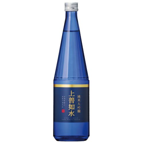 Sake Shirataki Junmai Daiginjo Jozen Blue Mizunogotoshi 720ml - e-Sakê ...