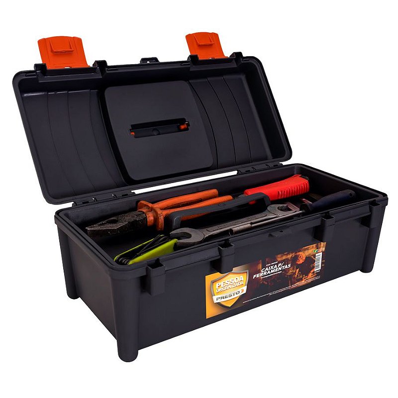 Caixa Para Ferramentas Com Bandeja Removivel 96005 Presto ...