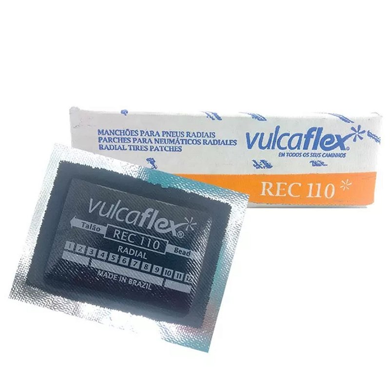 Manchão REC 110 55x75 MM C/20 VULCAFLEX - TudodeFerramentas - Levando Praticidade ao seu Dia a Dia