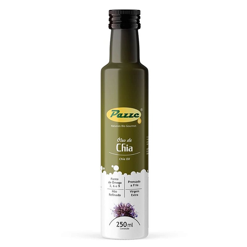 LEO DE CHIA EXTRA VIRGEM 250ML PAZZE Armaz m Santa Helena Gr os LEO DE CHIA EXTRA VIRGEM 250ML PAZZE Armaz m Santa Helena Gr os