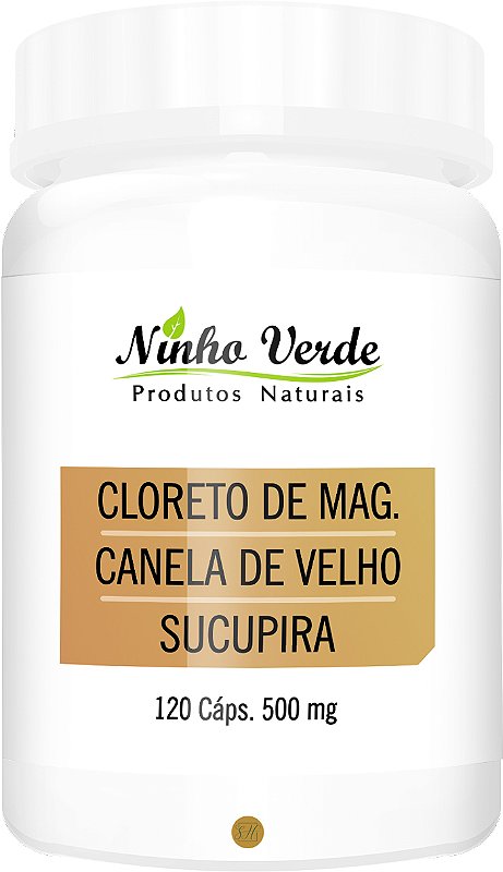 CLORETO DE MAGNÉSIO + CANELA DE VELHO + SUCUPIRA 500MG 120 CÁPSULAS - - Armazém Santa Helena ...