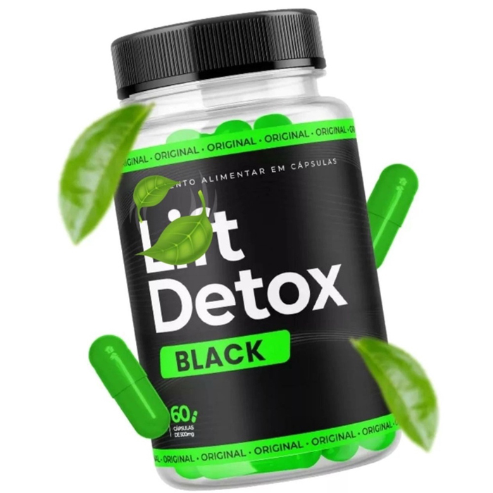 LIFT DETOX BLACK 500MG 60 CÁPSULAS - 100% NATURAL - Armazém Santa ...