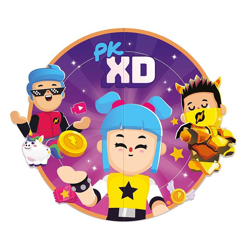 Painel 4 Lâminas Festa PK XD Party 01 uni Cromus Rizzo Embalagens ...