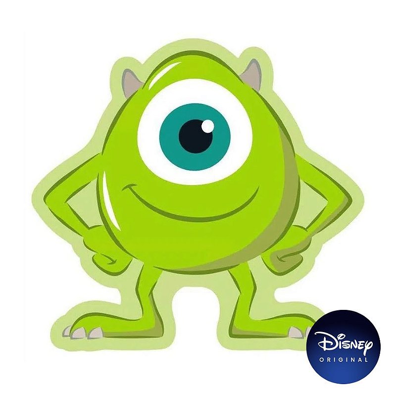 Almofada Formato Mike Monstros S.A - 25cm - Disney Original - Rizzo ...